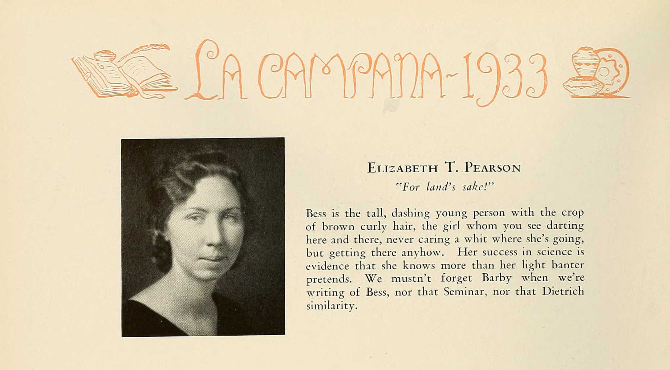 Elizabeth “Bess” Pearson – GenealogySisters