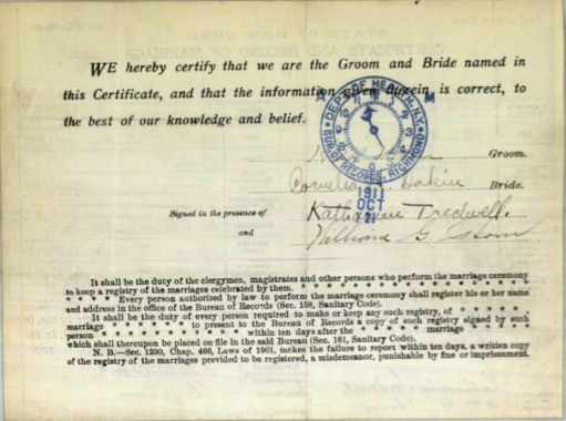 Harry M. Horn and Cornelia H. Dakin – GenealogySisters