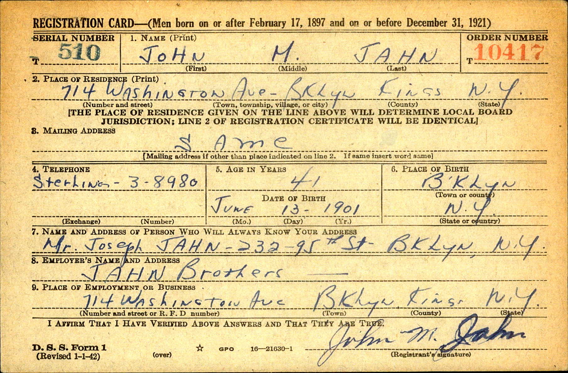 John Jahn – GenealogySisters