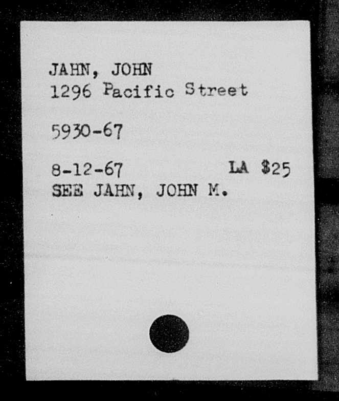 John Jahn – GenealogySisters